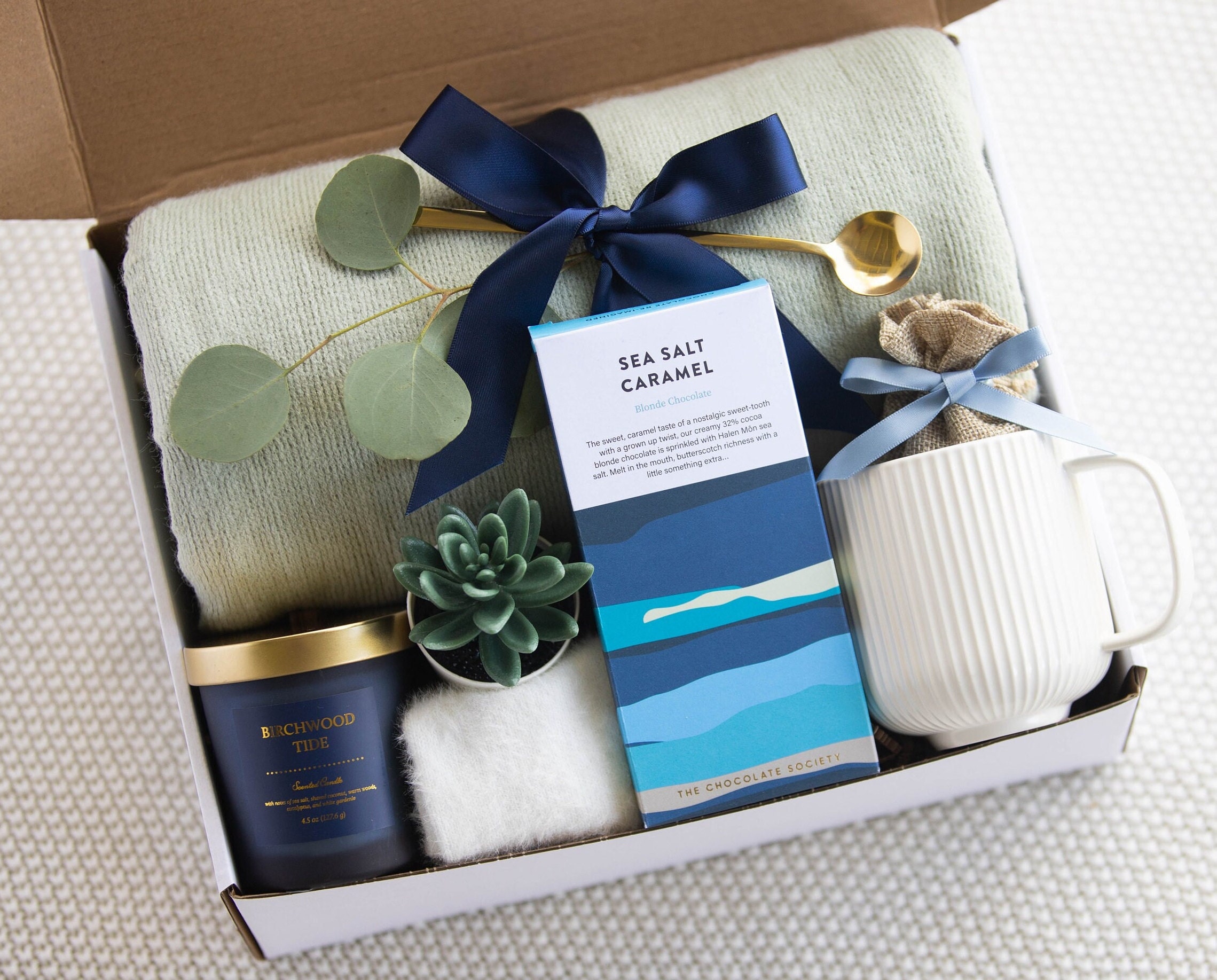 Spa Gift Box for Women, Hygge Gift Box Self Care Package, Spa Care ...