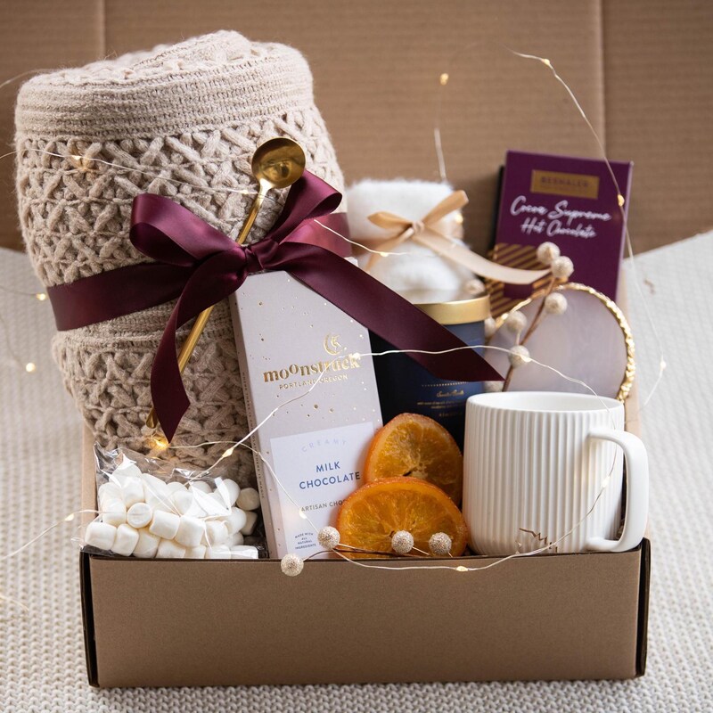 Classy Gift Basket for Women Cozy Gift - 60+ Gift Ideas for 2024