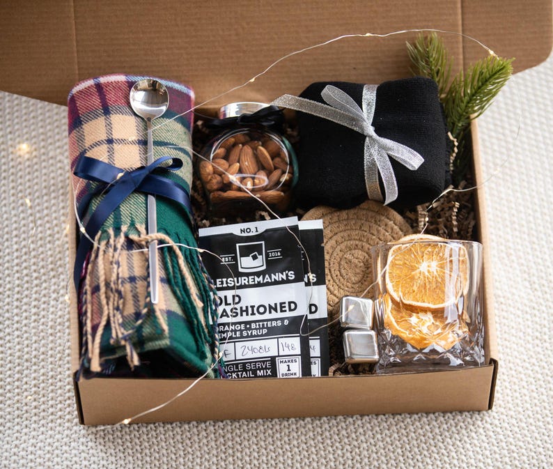 Gift Box for Him: Cozy Holiday Care Package - Etsy