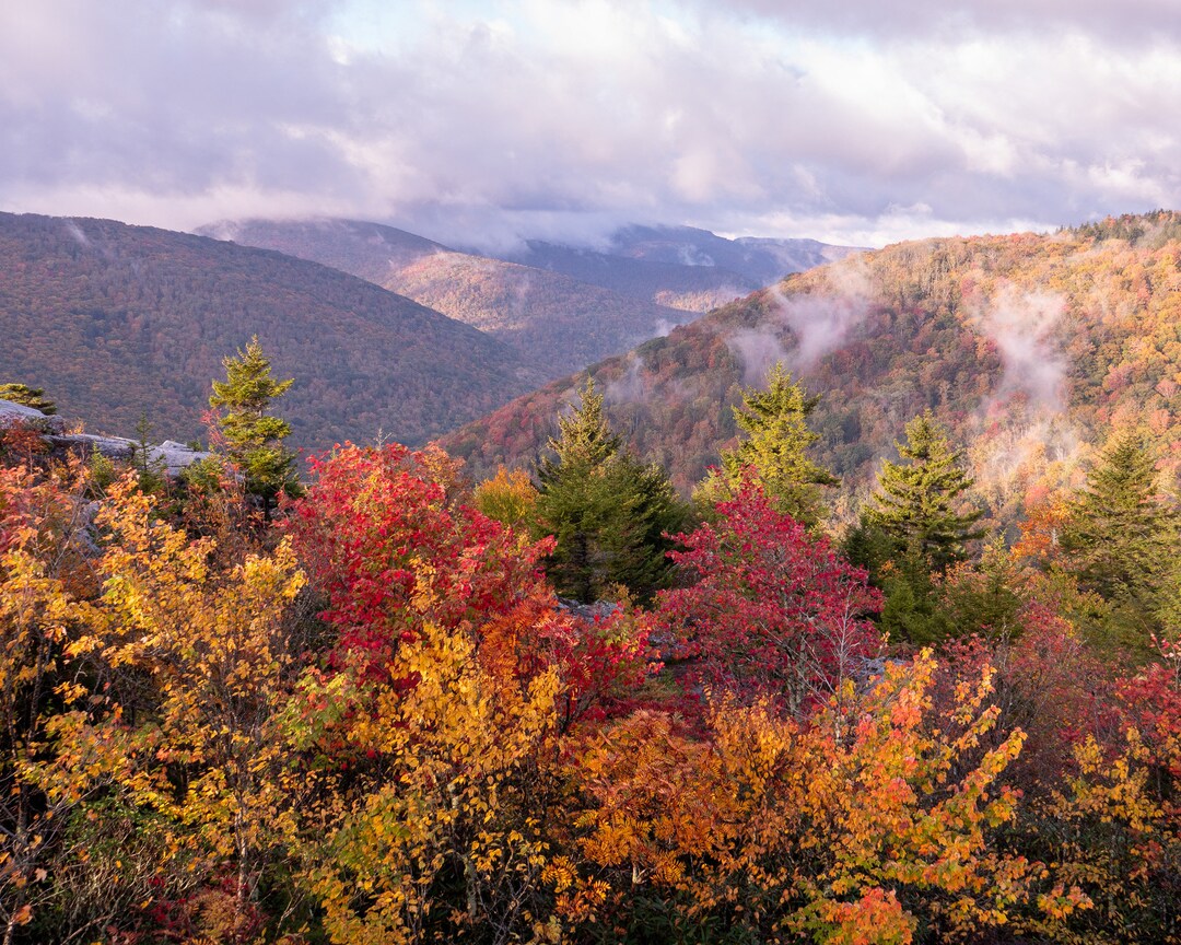 West Virginia Autumn Color Print Photography by Rob Vaughn - Etsy