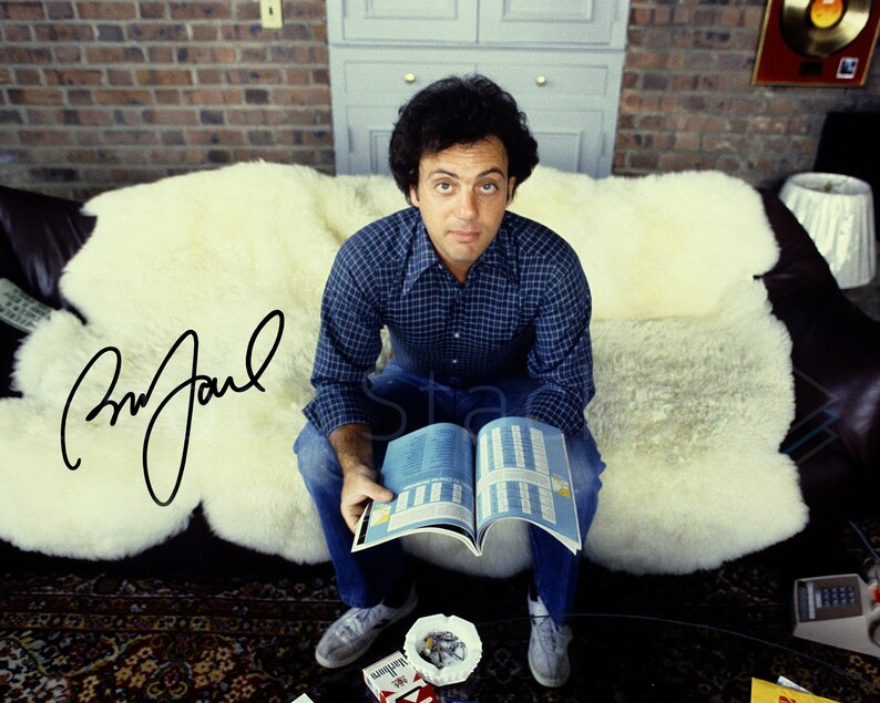 Billy Joel Signed 8x10 Glossy Photo Autographed RP Signature Photograph ...