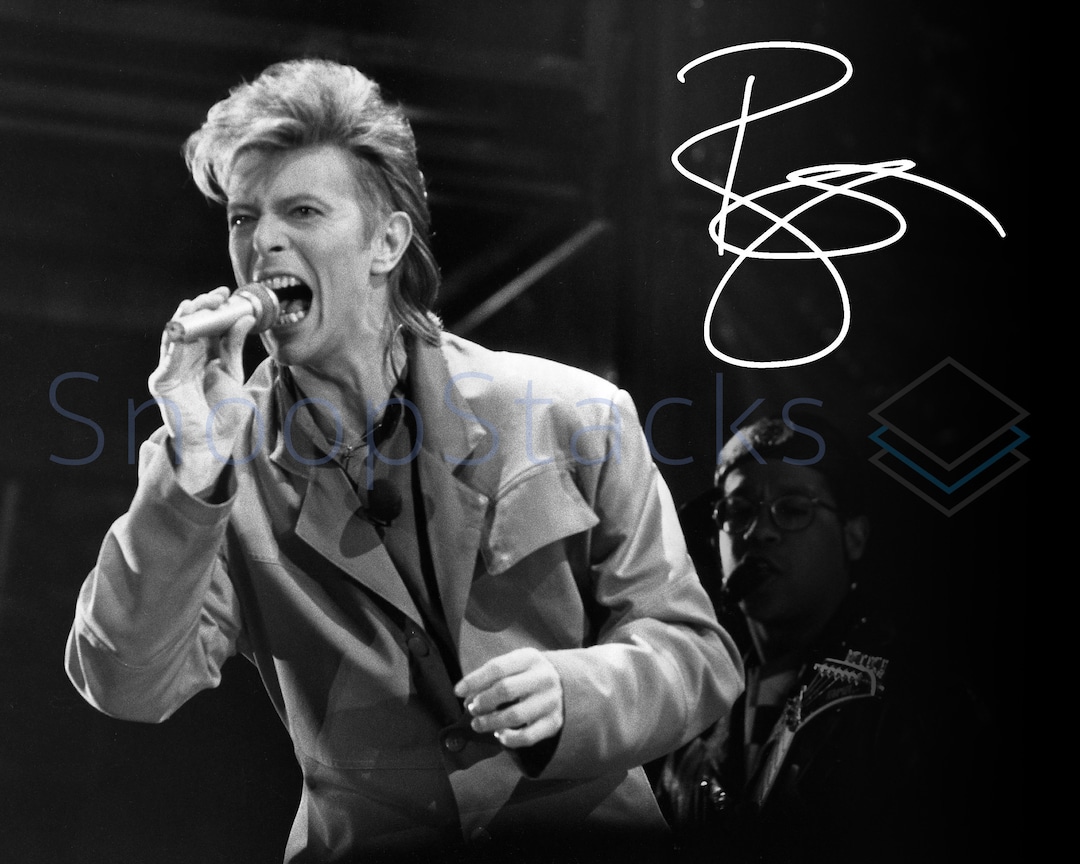 David Bowie Signed 8x10 Glossy Photo Autographed RP Signature ...