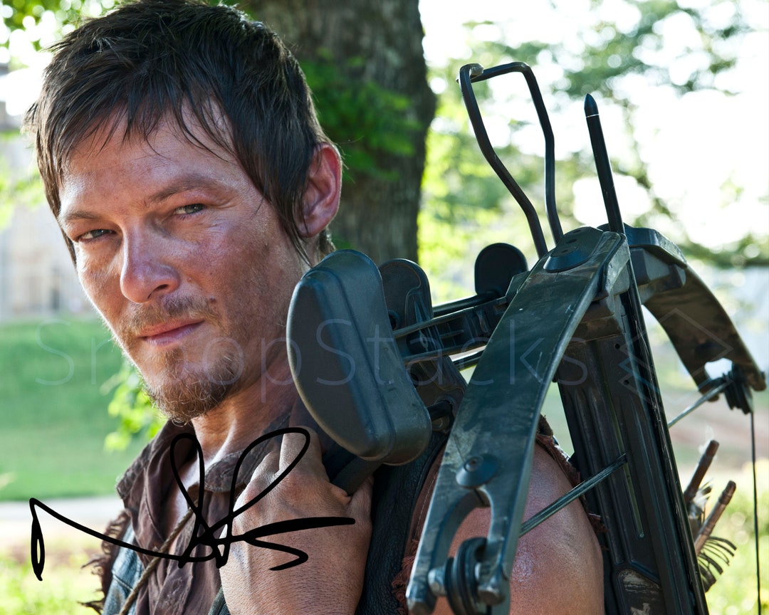Norman Reedus Signed 8x10 Glossy Photo Autographed RP Signature ...