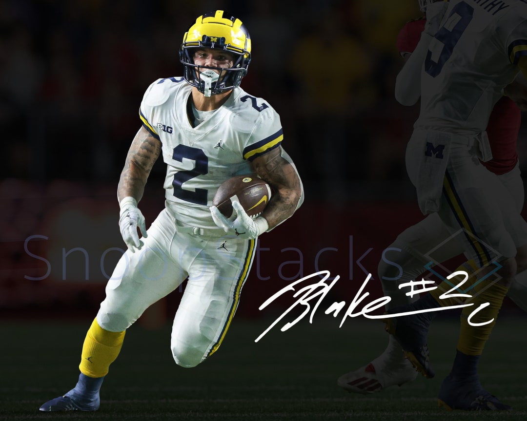 Blake Corum Signed 8x10 Glossy Photo Autographed RP Print Poster ...