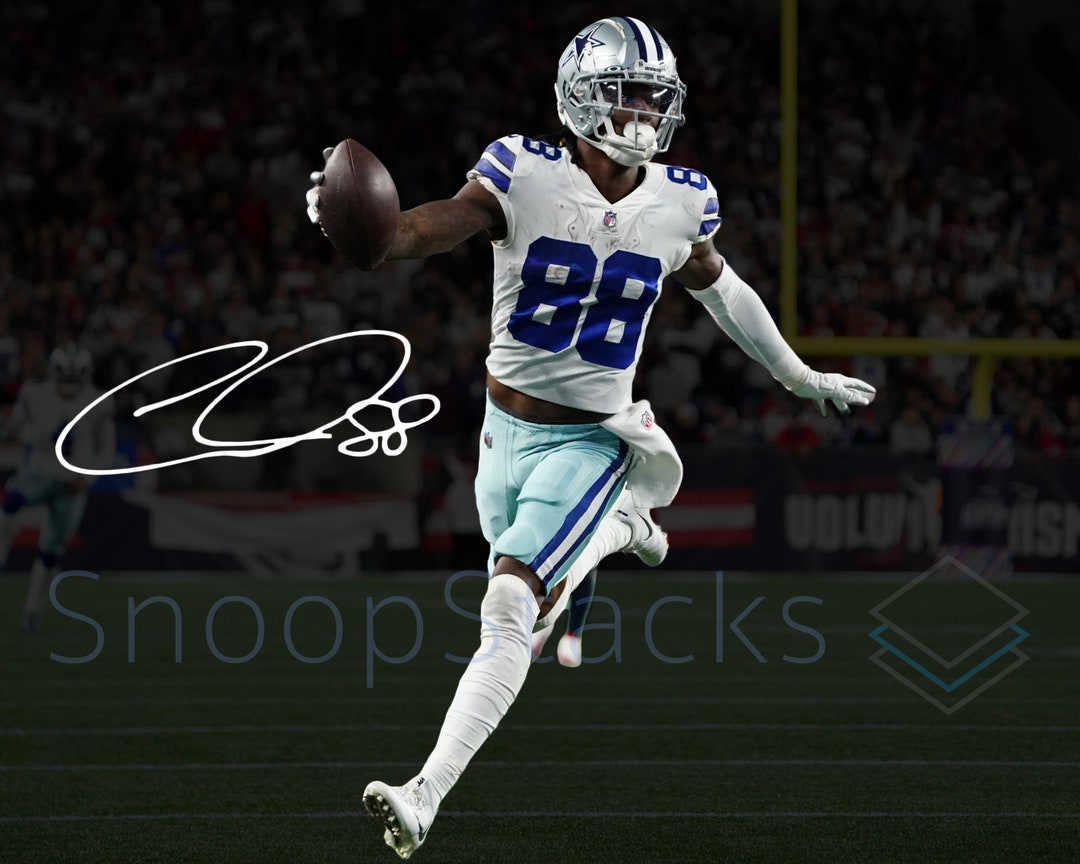 Ceedee Lamb 8x10 Glossy Photo RP Autograph Signature Unique Custom ...