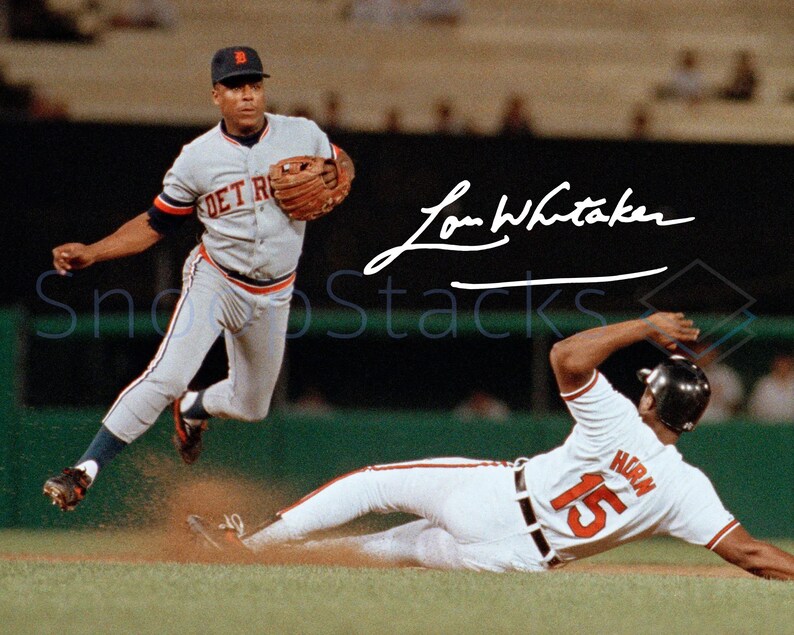 Lou Whitaker Signed 8x10 Glossy Photo Autographed RP Photograph Print ...