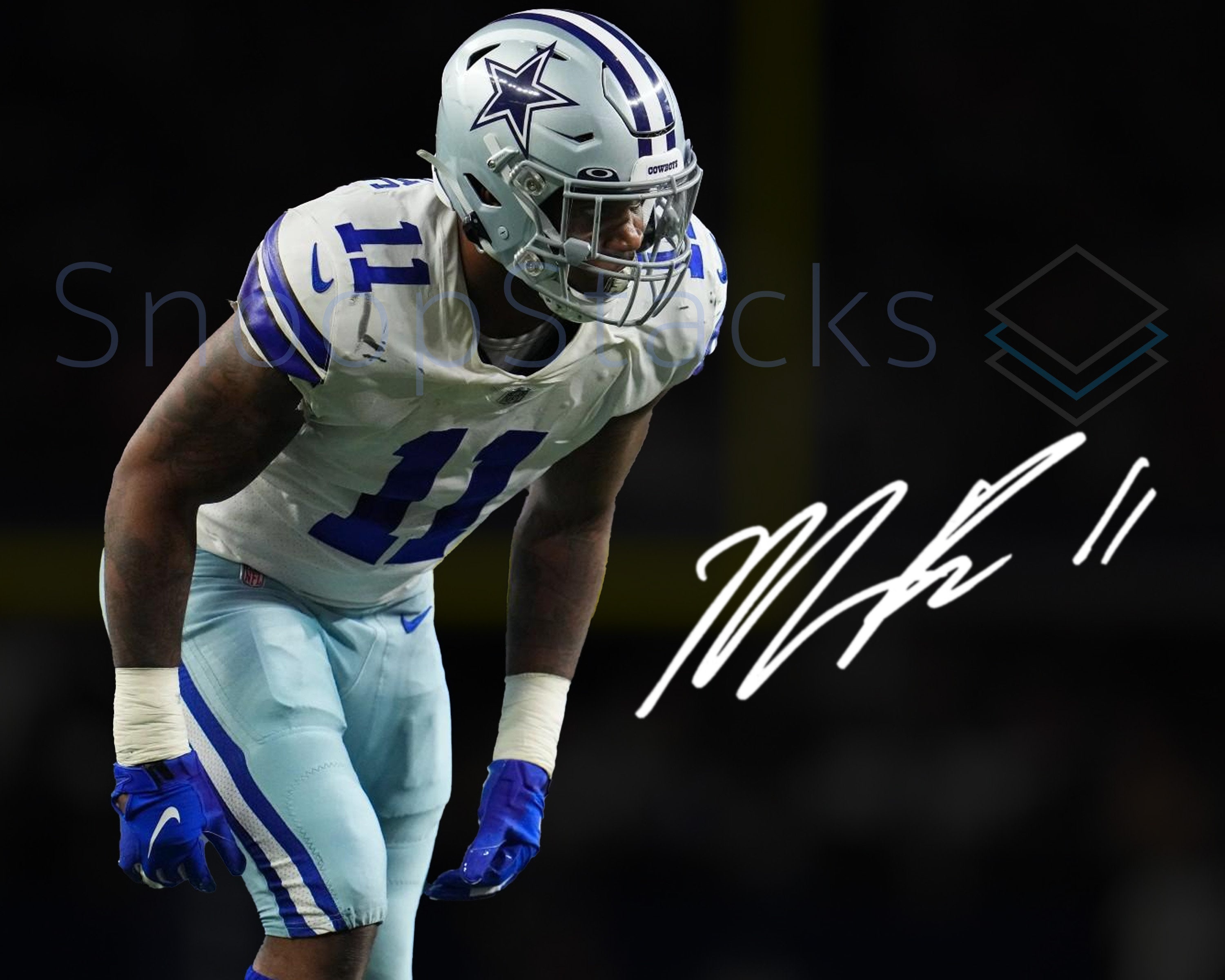 Micah Parsons 8x10 Glossy Photo RP Autograph Signature Unique Custom ...