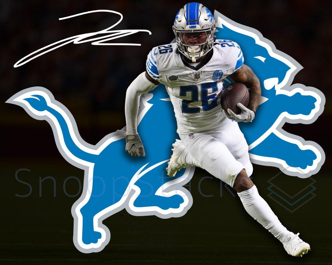 Jahmyr Gibbs Signed 8x10 Glossy Photo Autographed RP Signature ...