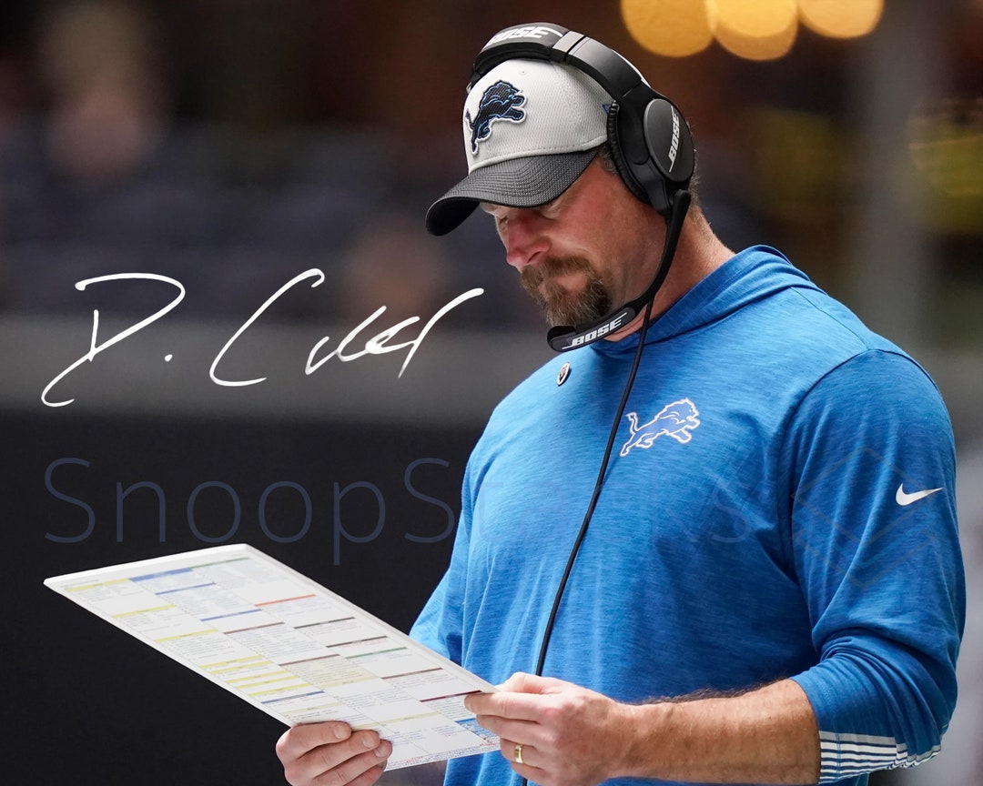 Dan Campbell Signed 8x10 Glossy Photo Autographed RP Signature ...
