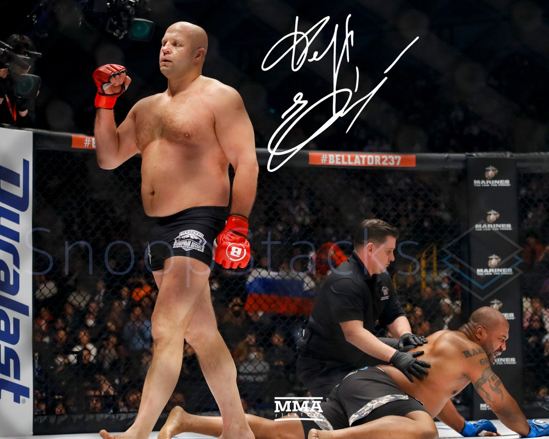 Fedor Emelianenko Signed 8x10 Glossy Photo Autographed RP Photograph ...