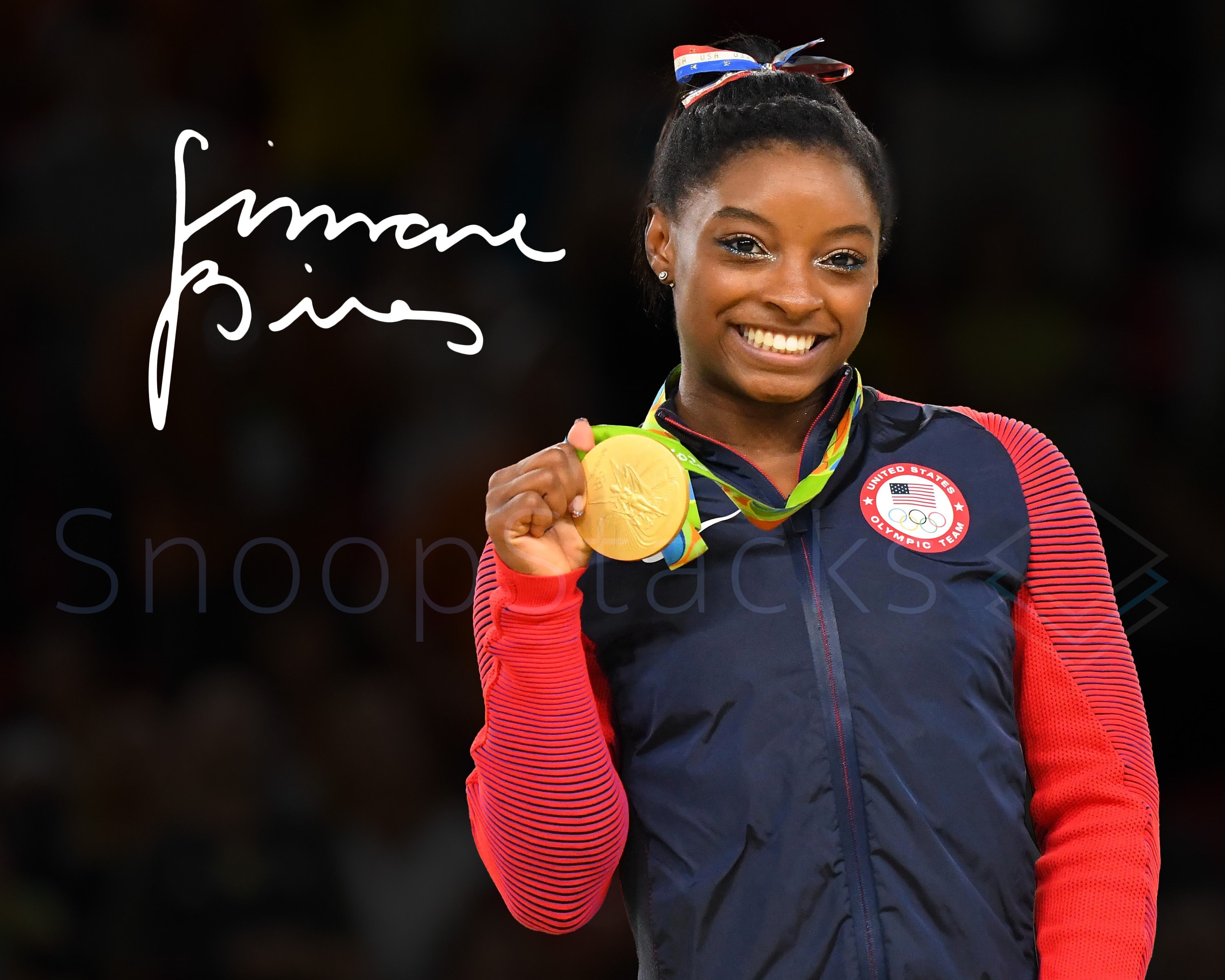 Simone Biles 8x10 Glossy Photo RP Autograph Signature Unique Photograph ...