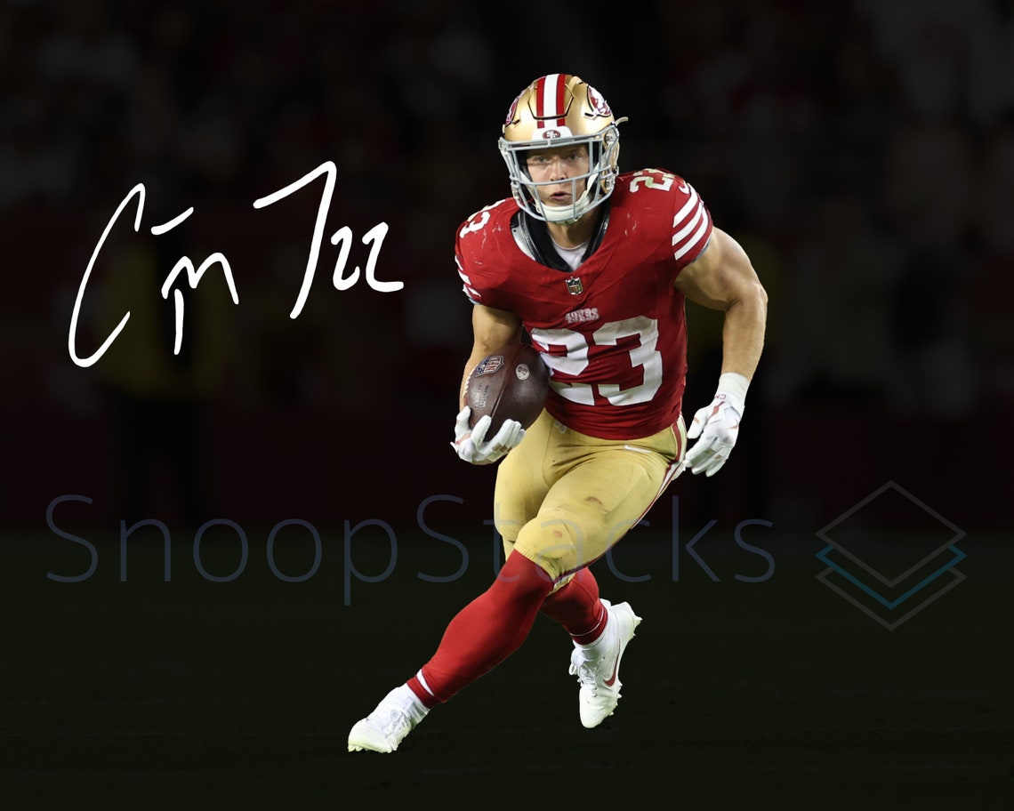 Christian Mccaffrey 8x10 Glossy Signed Photo RP Autograph Signature ...