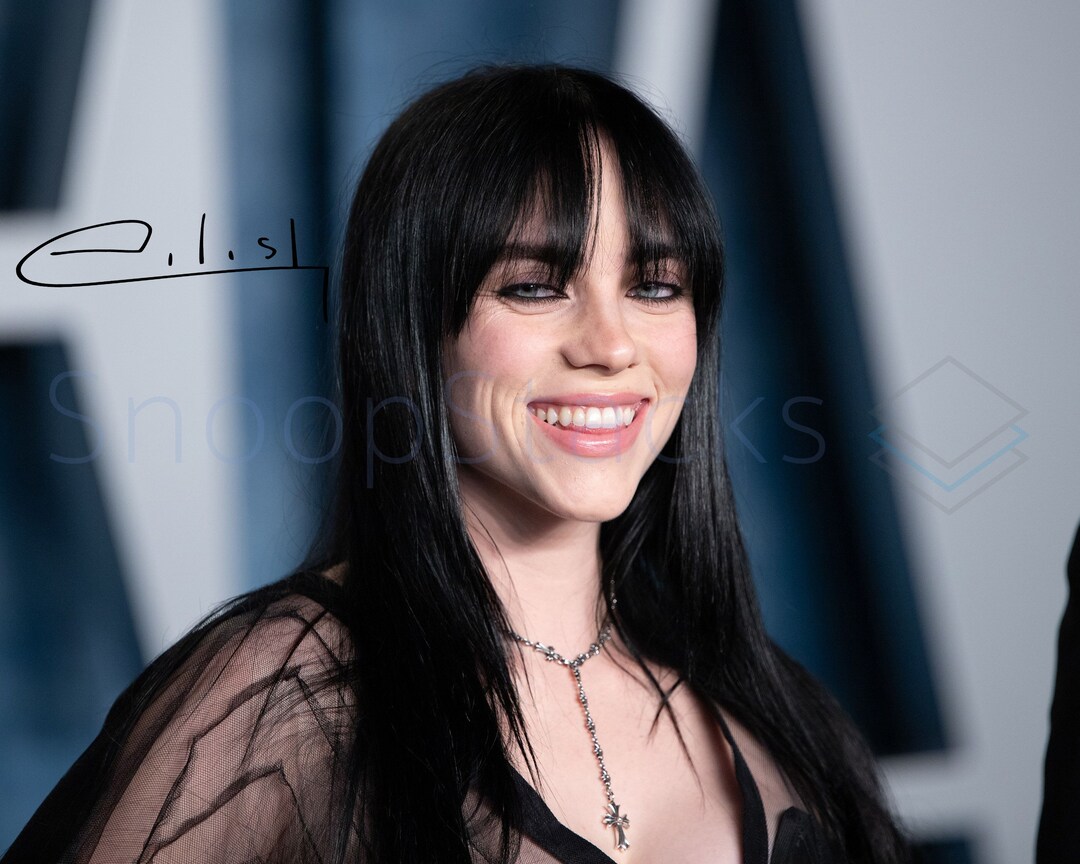 Billie Eilish Signed 8x10 Glossy Photo Autographed RP Signature ...