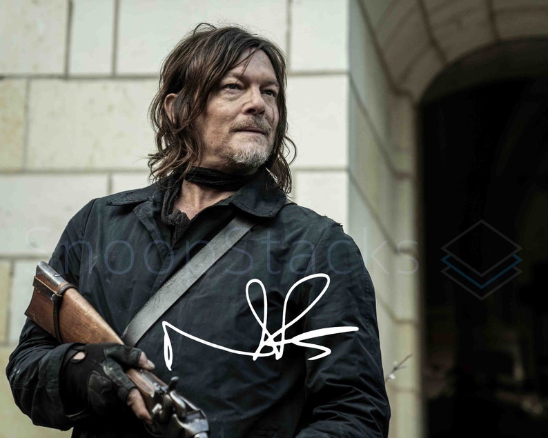 Norman Reedus Signed 8x10 Glossy Photo Autographed RP Signature ...