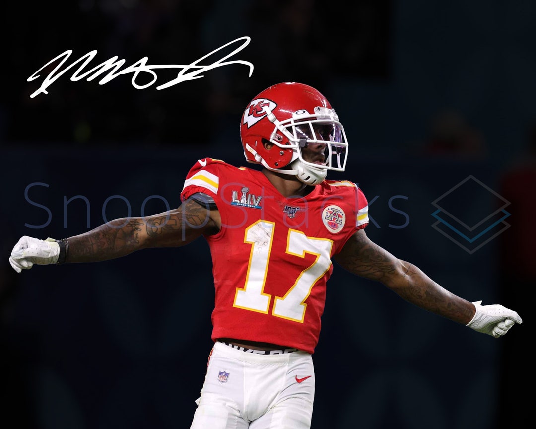 Mecole Hardman Jr. 8x10 Glossy Photo RP Autograph Signature Unique ...