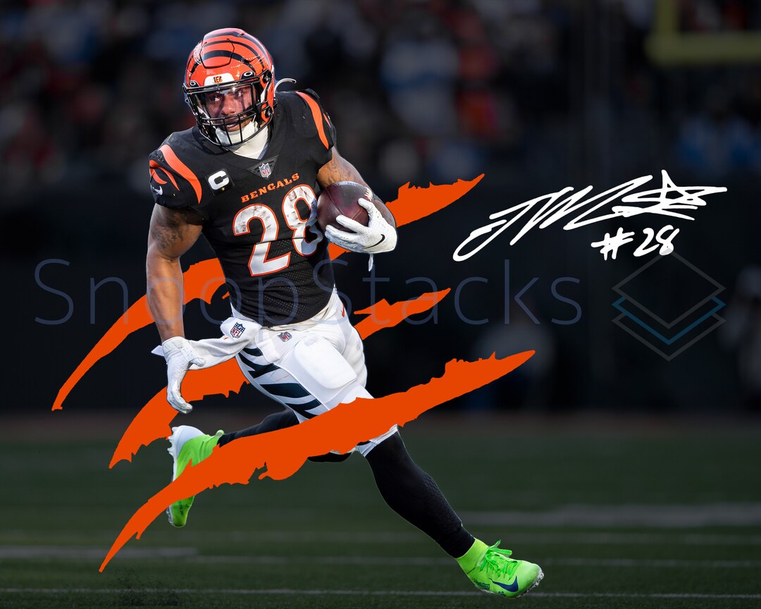 Joe Mixon 8x10 Glossy Photo RP Autograph Signature Unique Custom Design ...