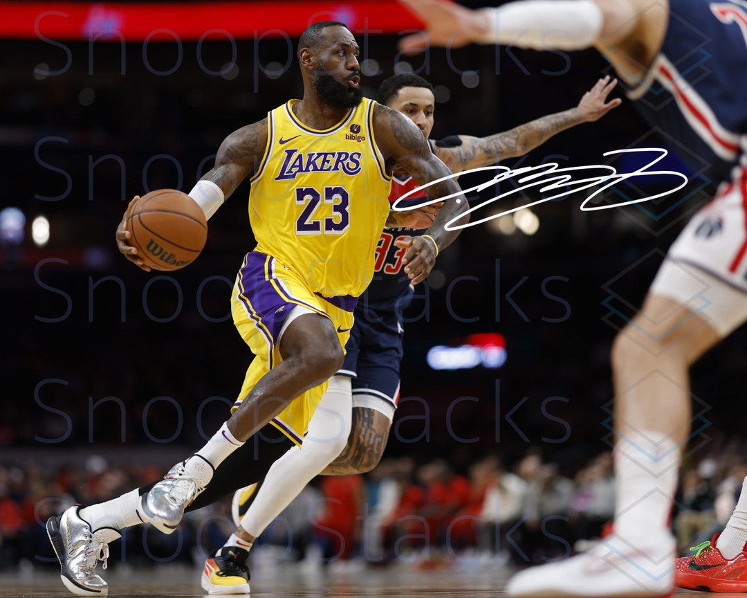 Lebron James Signed 8x10 Glossy Photo Autographed RP Signature Print ...