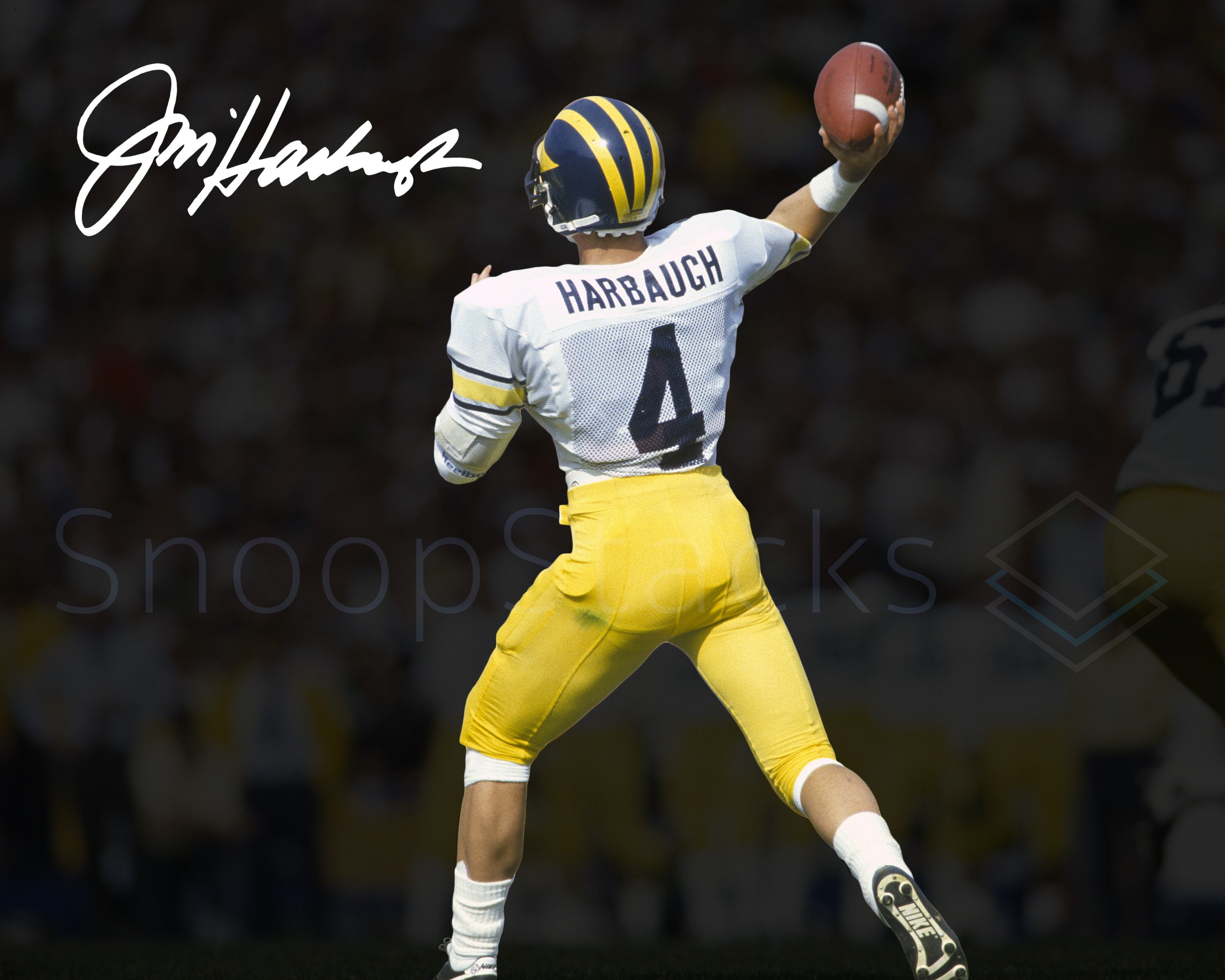 Jim Harbaugh Signed 8x10 Glossy Photo Autographed RP Photograph Print ... Jim Harbaugh Signed 8x10 Glossy Photo Autographed RP Photograph Print ...