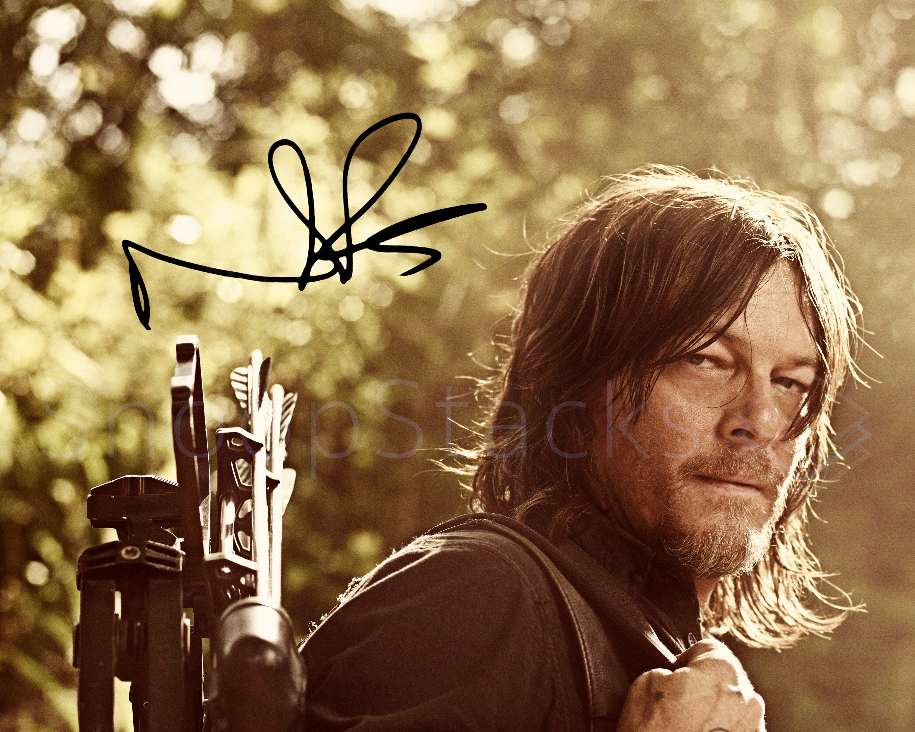 Norman Reedus Signed 8x10 Glossy Photo Autographed RP Signature ...