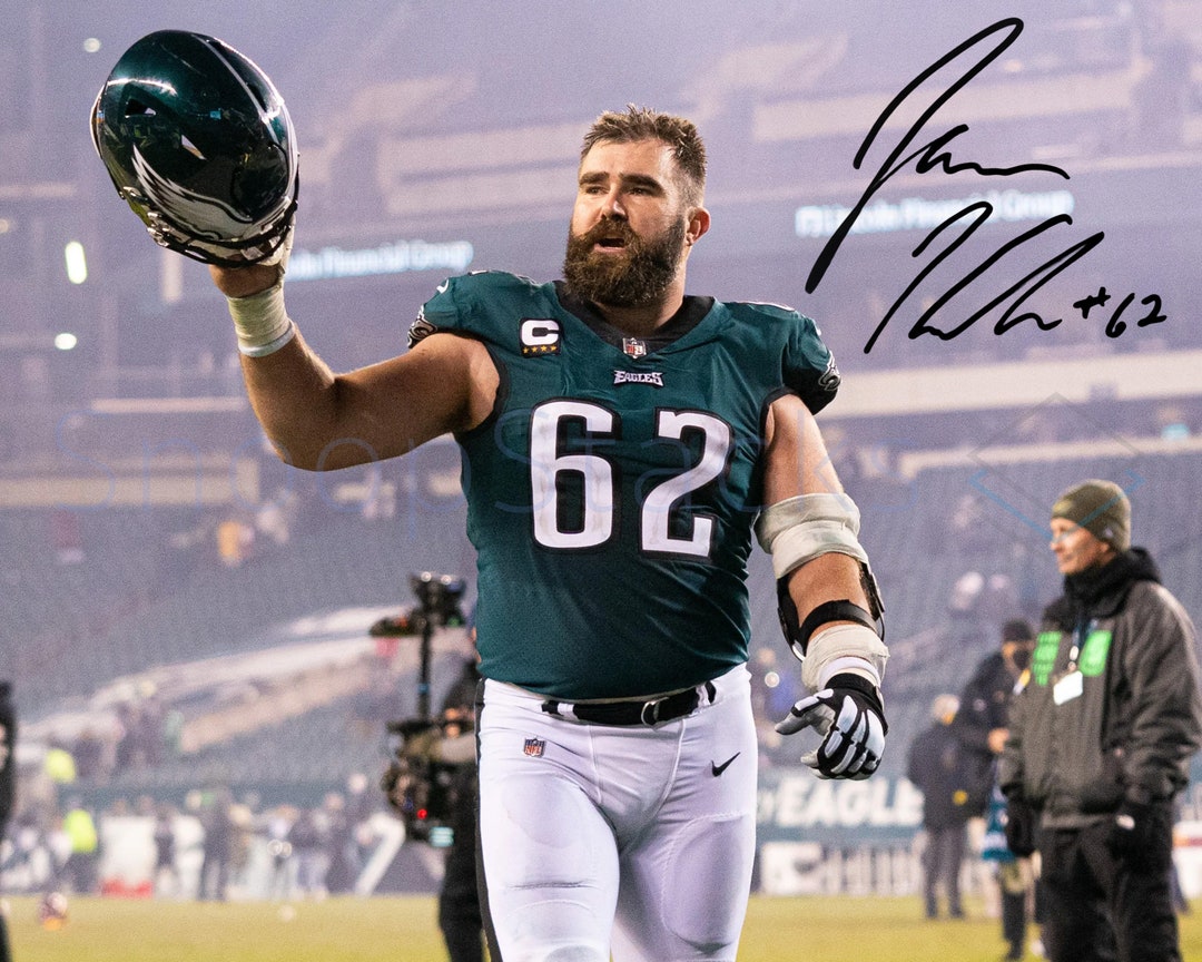 Jason Kelce 8x10 Glossy Photo RP Autograph Signature Unique Photograph ...