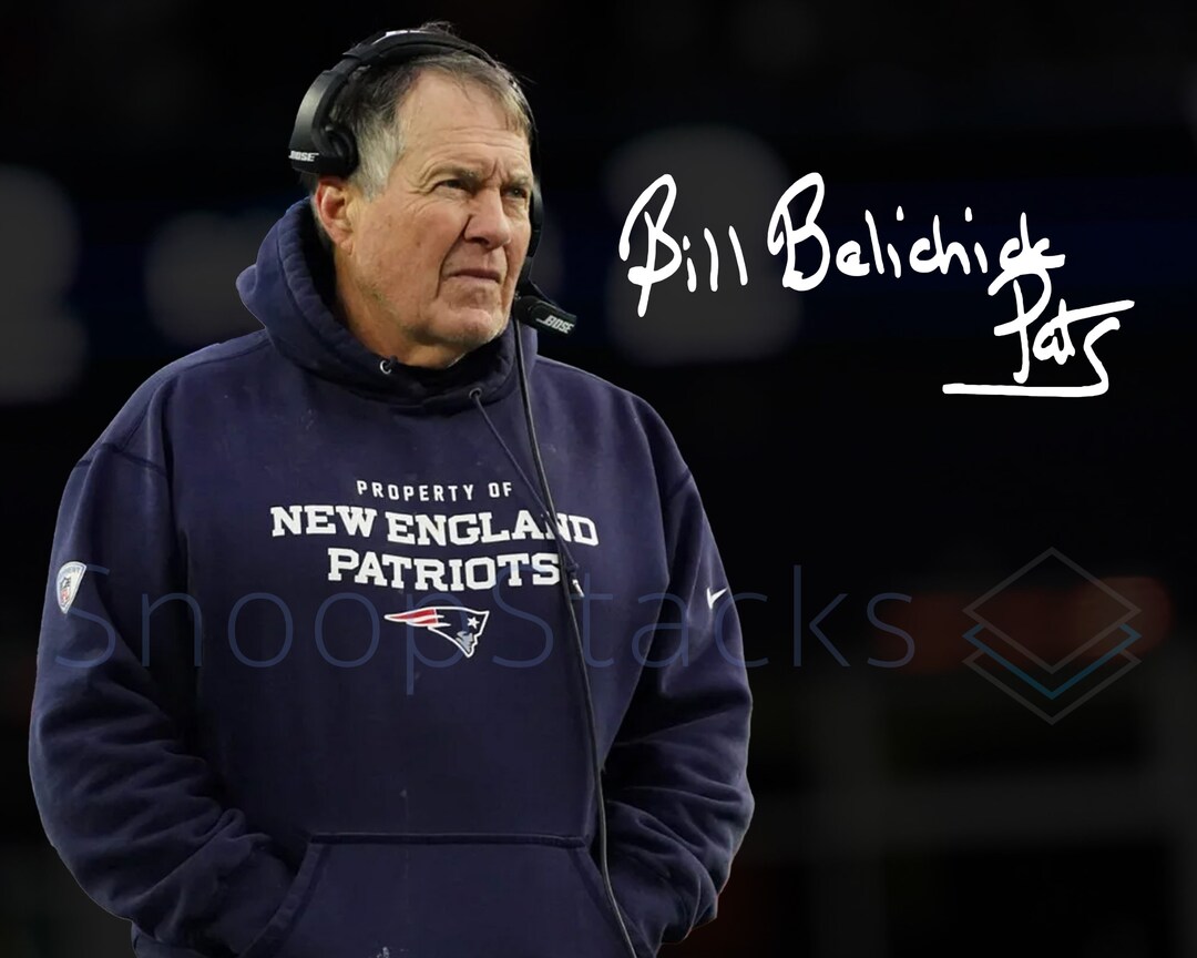 Bill Belichick 8x10 Glossy Photo RP Autograph Signature Unique ...
