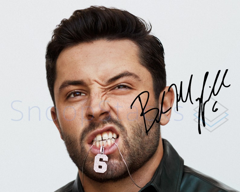 Baker Mayfield Signed 8x10 Glossy Photo RP Autographed Photograph Print ...