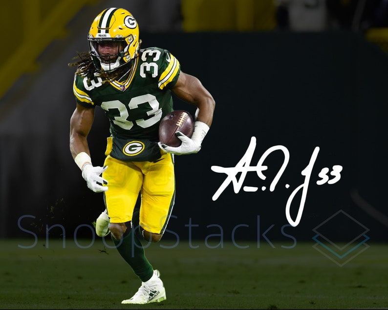 Aaron Jones 8x10 Glossy Photo RP Autograph Signature Unique Photograph ...