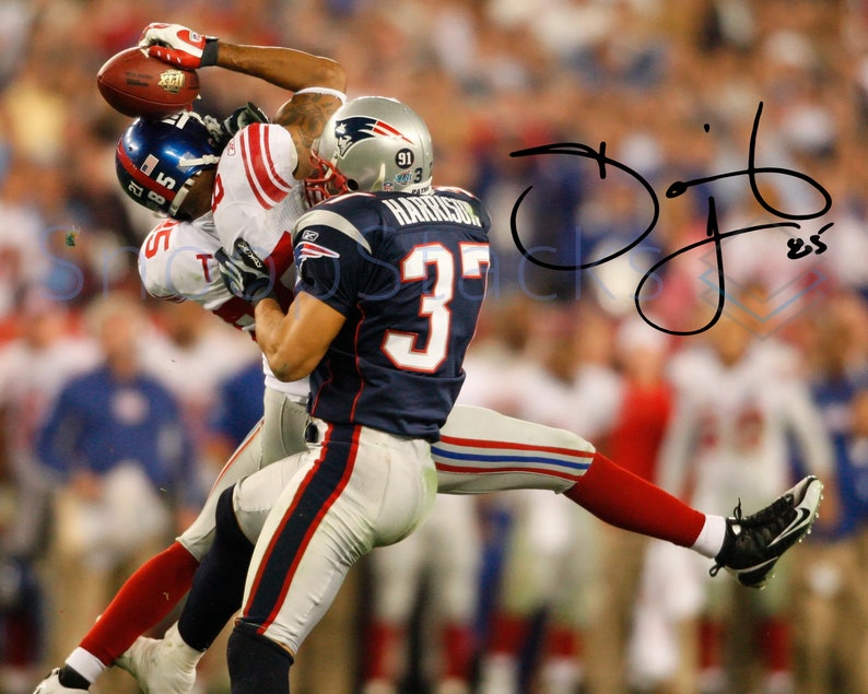 David Tyree Signed 8x10 Glossy Photo Autographed RP Signature ...