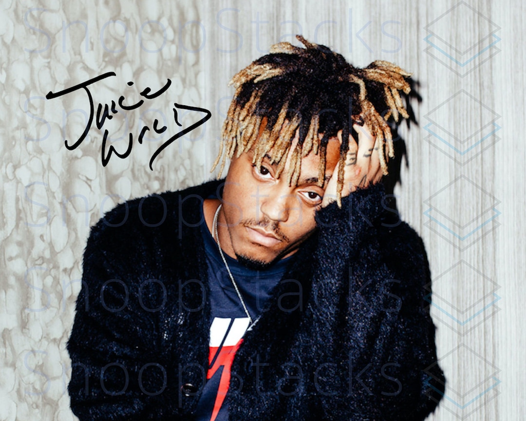Juice WRLD Signed 8x10 Glossy Photo Autographed RP Signature Print ...