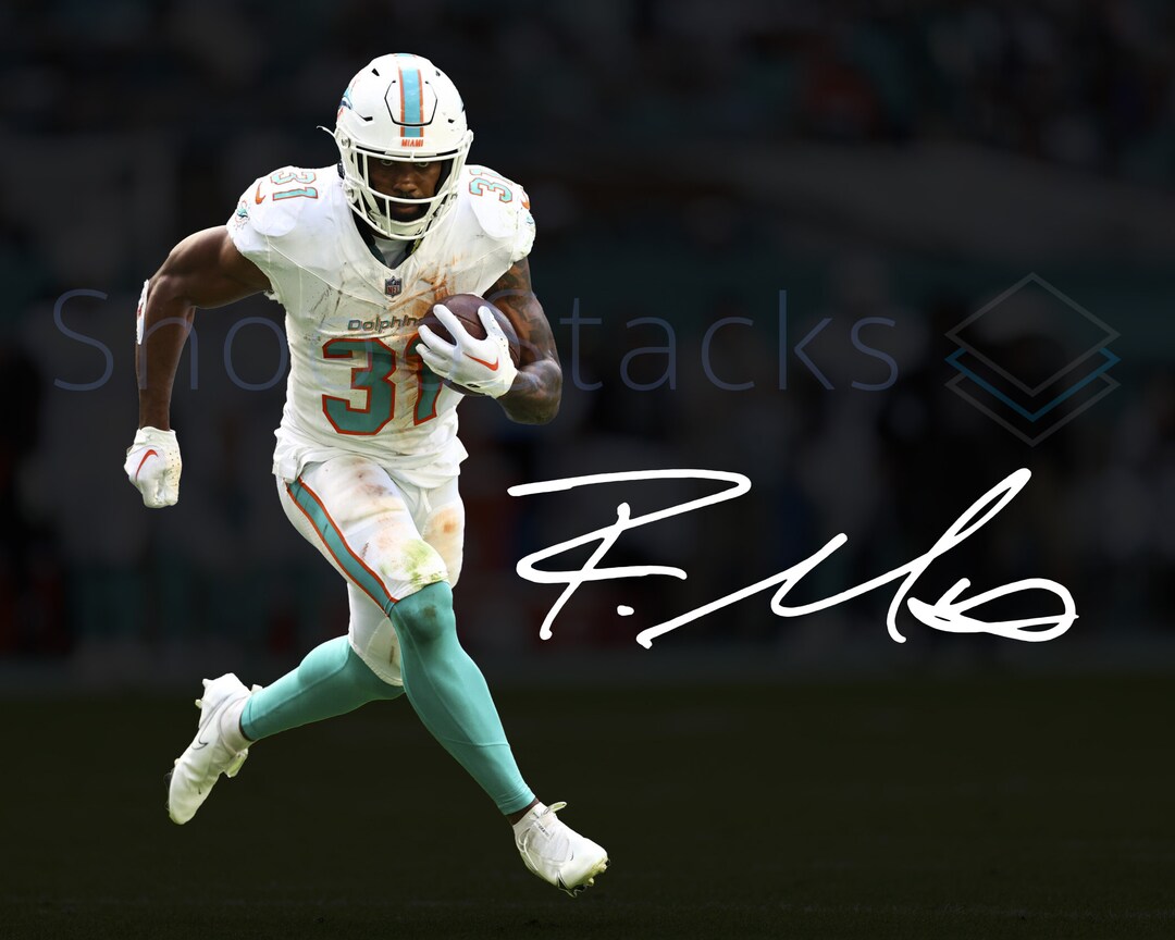 Raheem Mostert 8x10 Glossy Photo RP Autograph Signature Unique ...