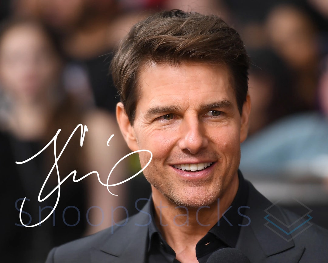 Tom Cruise Signed 8x10 Glossy Photo Autographed RP Print Poster Wall ...