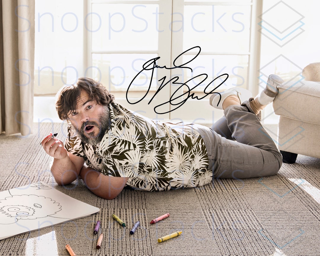 Jack Black Signed 8x10 Glossy Photo Autographed RP Signature Print ...