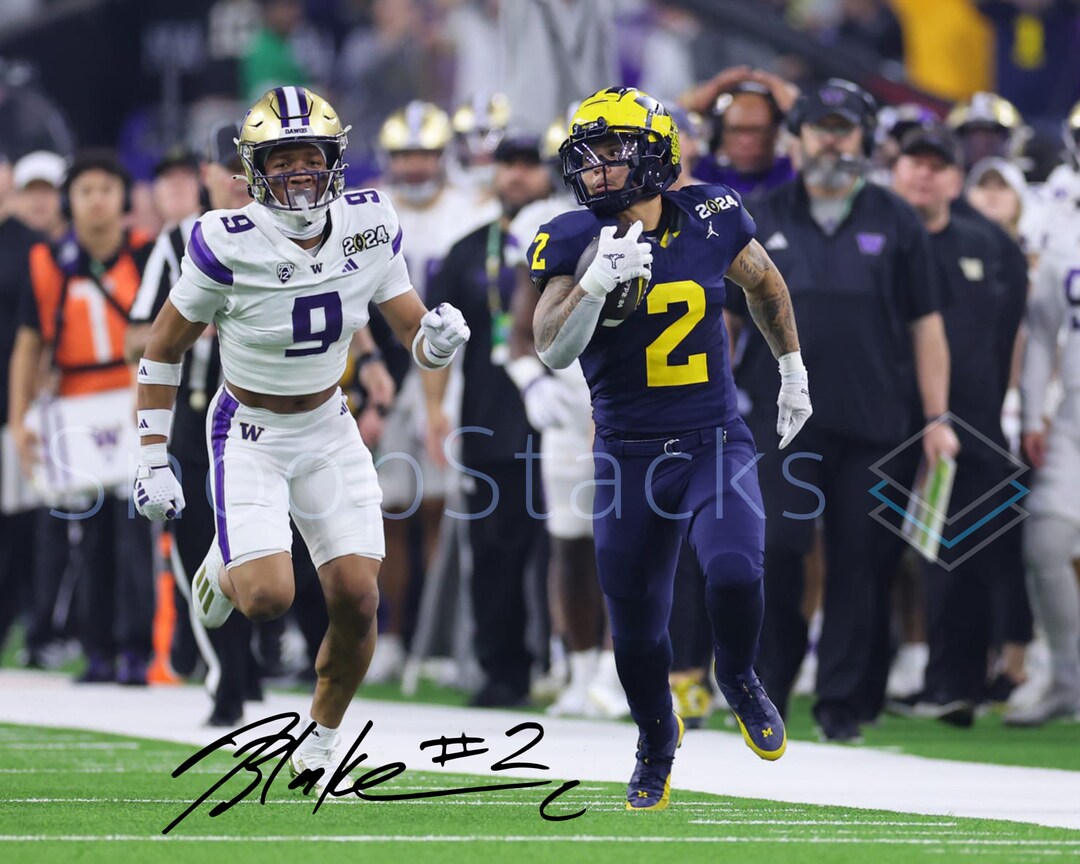 Blake Corum Signed 8x10 Glossy Photo Autographed RP Print Poster ...