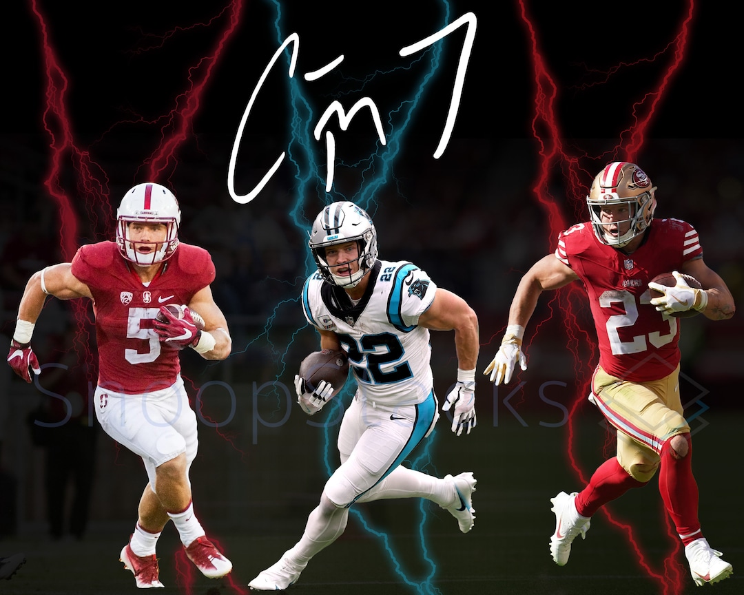Christian Mccaffrey Progression Signed 8x10 Glossy Photo Autographed RP ...