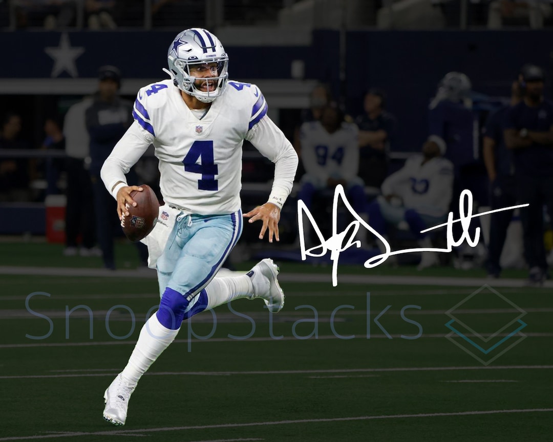 Dak Prescott Signed 8x10 Glossy Photo Autographed RP Signature ...