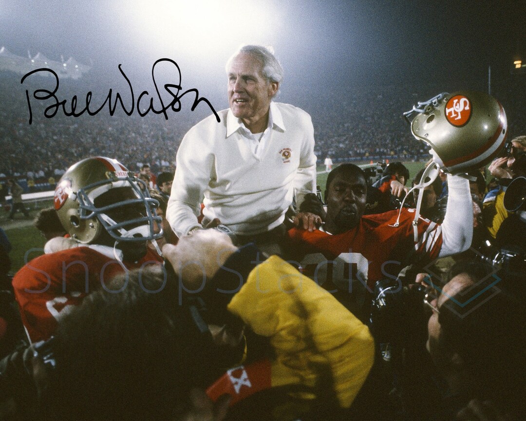 Bill Walsh 8x10 Glossy Photo RP Autograph Signature Unique Photograph ...