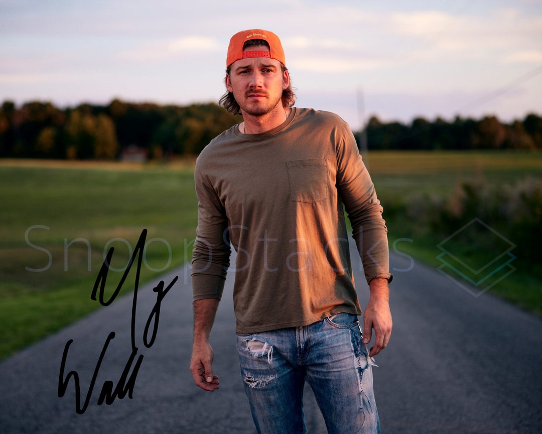 Morgan Wallen Signed 8x10 Glossy Photo Autographed RP Signature ...