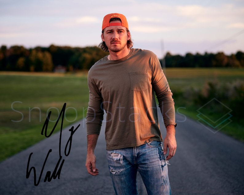 Morgan Wallen Signed 8x10 Glossy Photo Autographed RP Signature ...