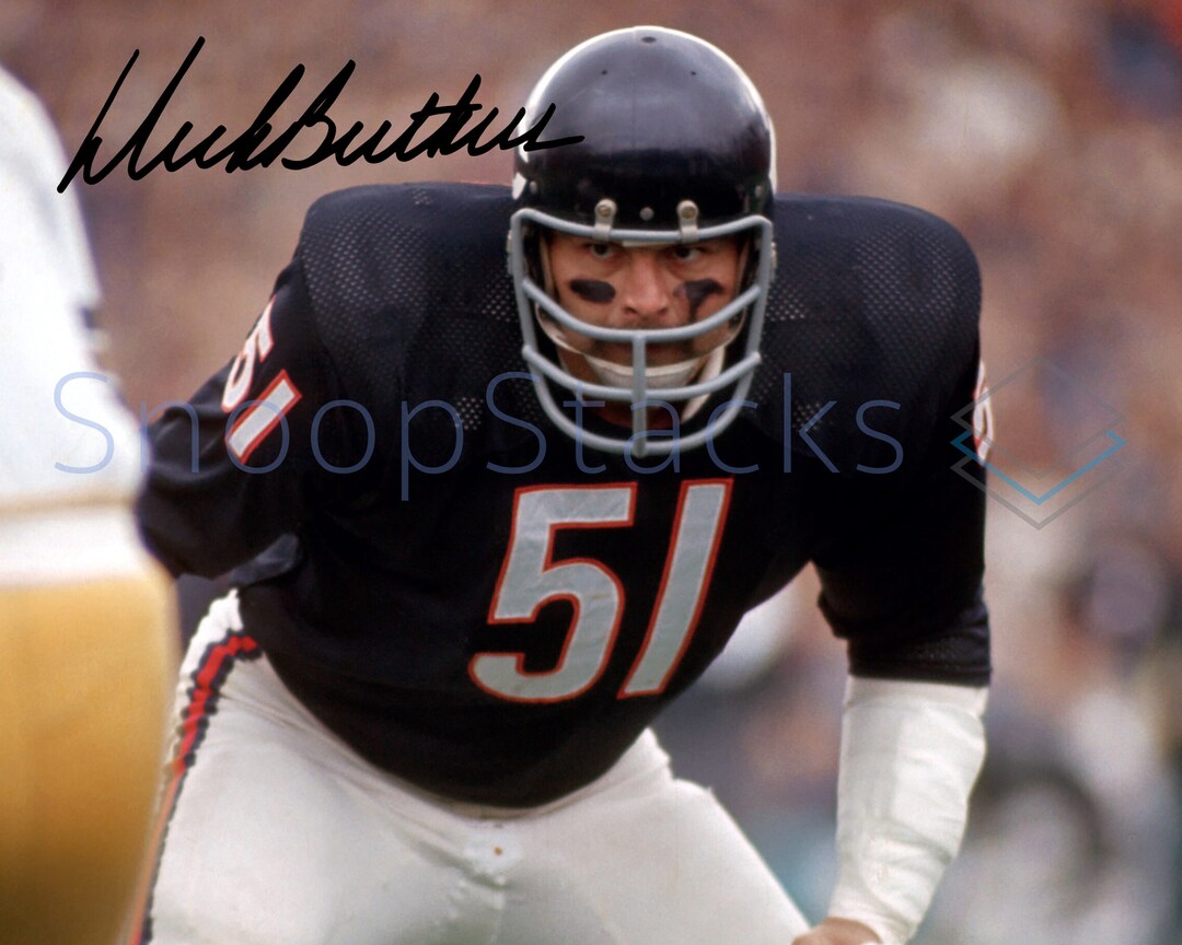 Dick Butkus Signed 8x10 Glossy Photo Autographed RP Signature ...