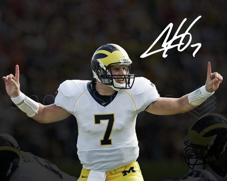 Chad Henne Signed 8x10 Glossy Photo Autographed RP Photograph Print ...