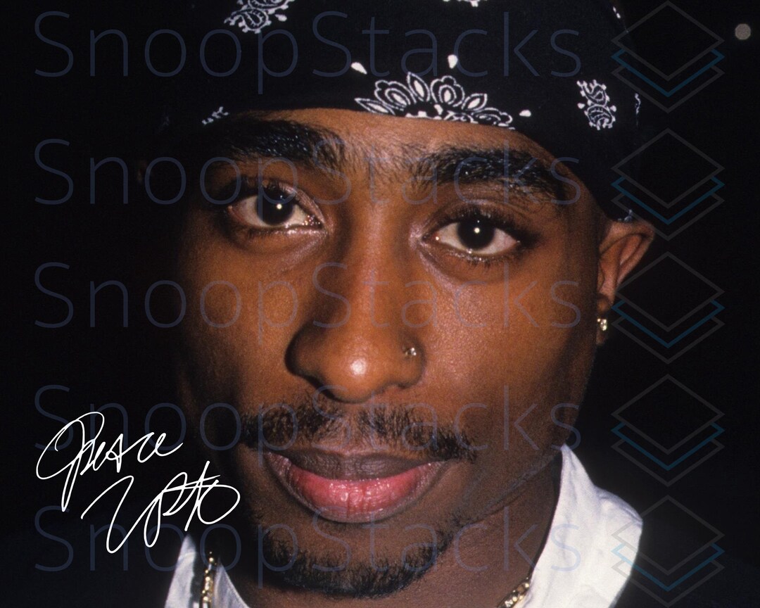 Tupac Shakur Signed 8x10 Glossy Photo Autographed RP Signature Print ...