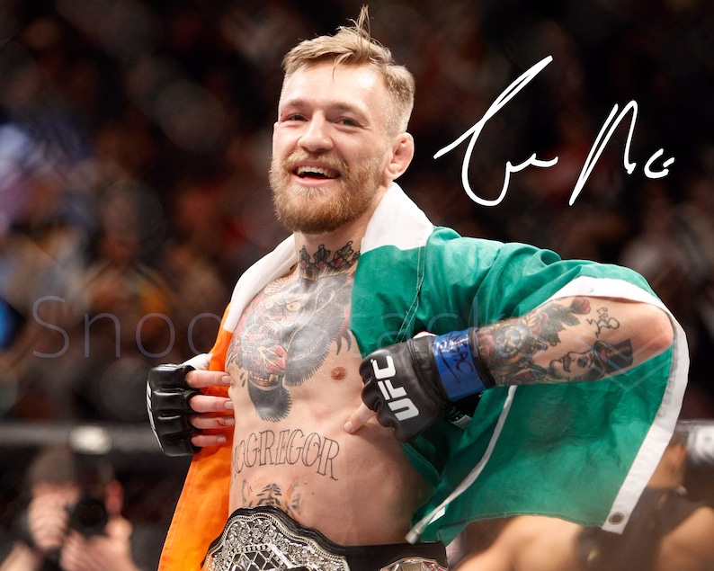 Conor Mcgregor Signed 8x10 Glossy Photo Autographed RP Photograph Print ...
