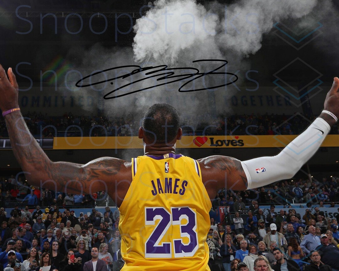 Lebron James Signed 8x10 Glossy Photo Autographed RP Signature Print ...