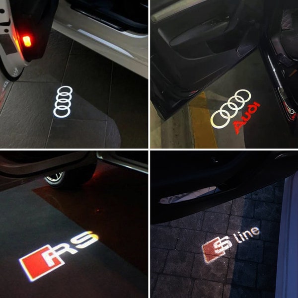 Audi Door Light Logo - Etsy