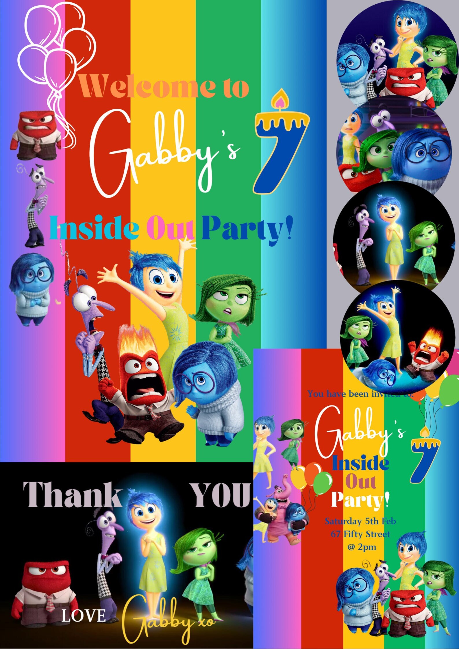 Insideout Birthday Bundle - Etsy