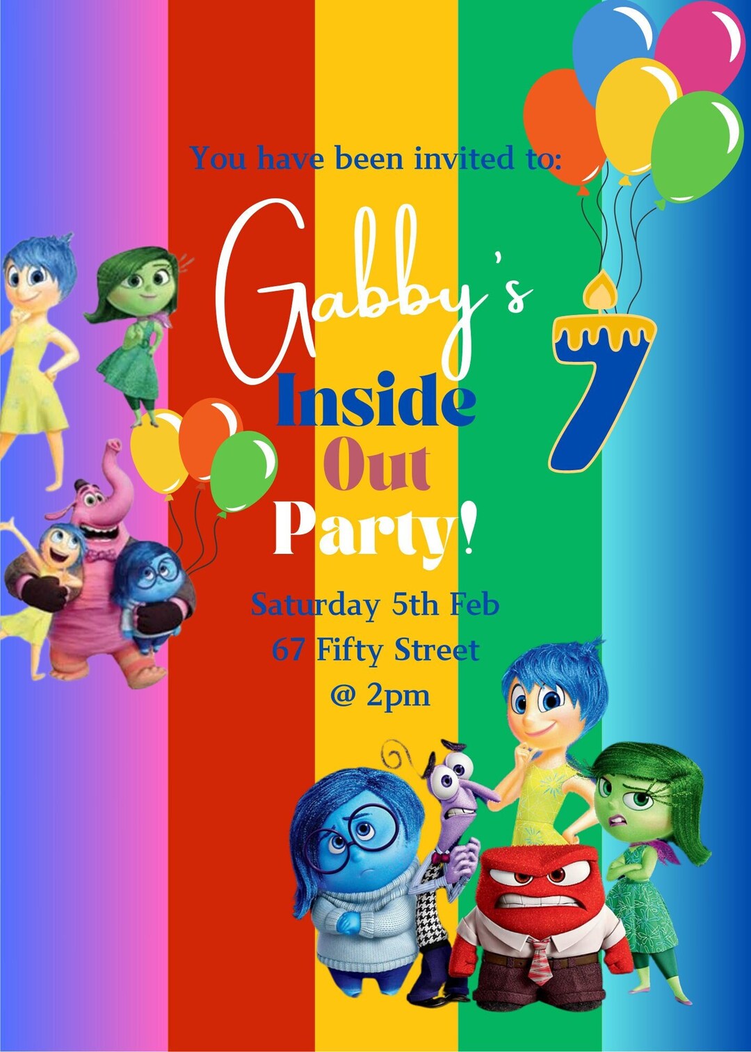 Insideout Birthday Bundle - Etsy