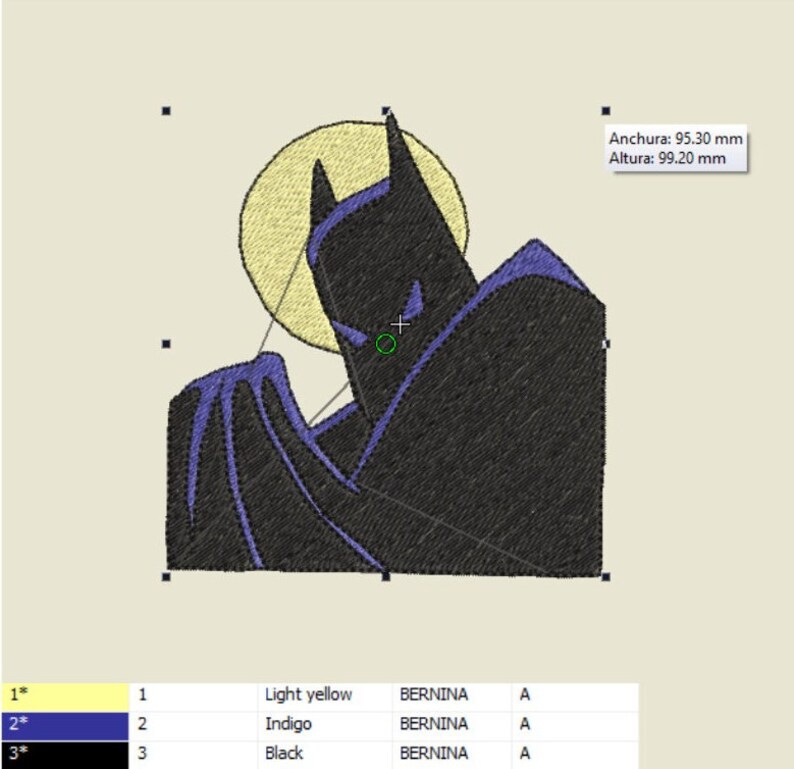 Cartoon Batman Machine Embroidery Design ''EXP'' Embroidery Files ...