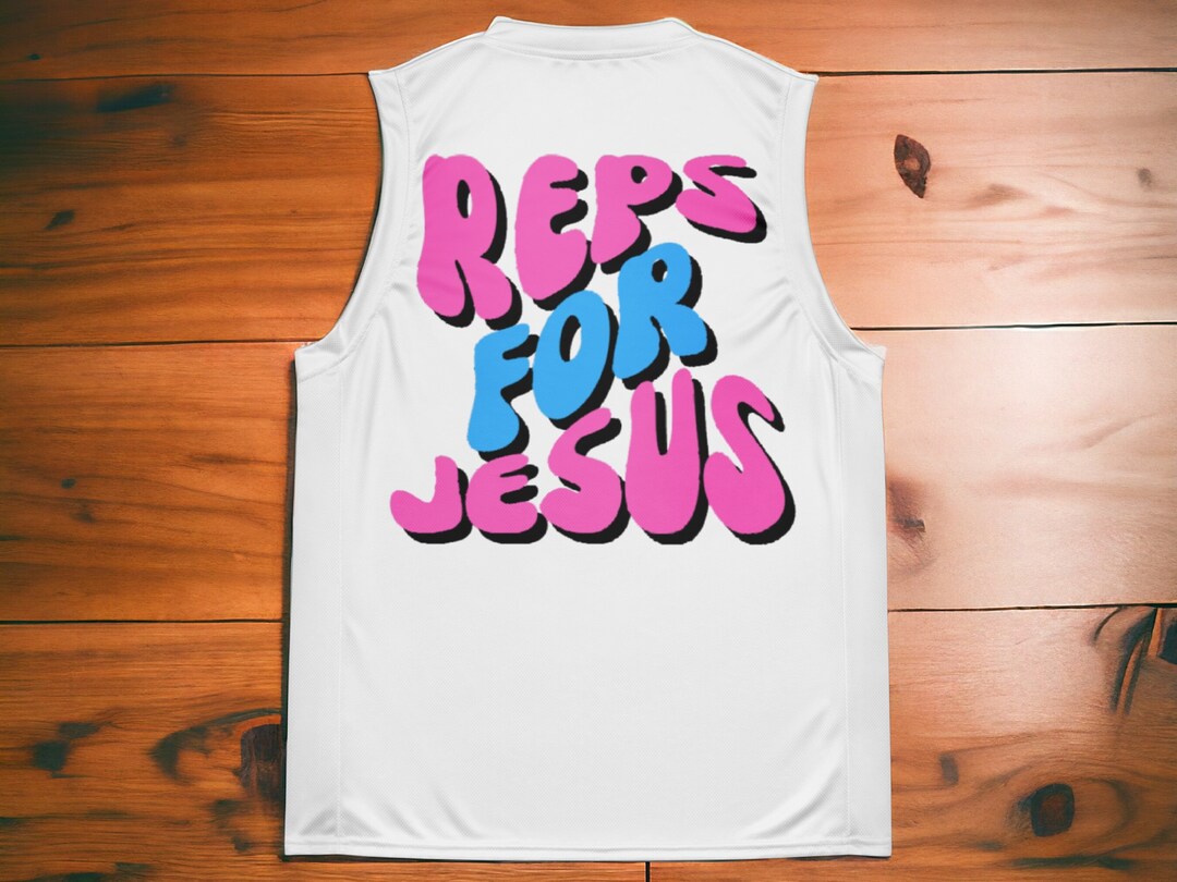 Reps for Jesus Gym Shirt © Reps for Jesus Basketball Shirt Christian ...