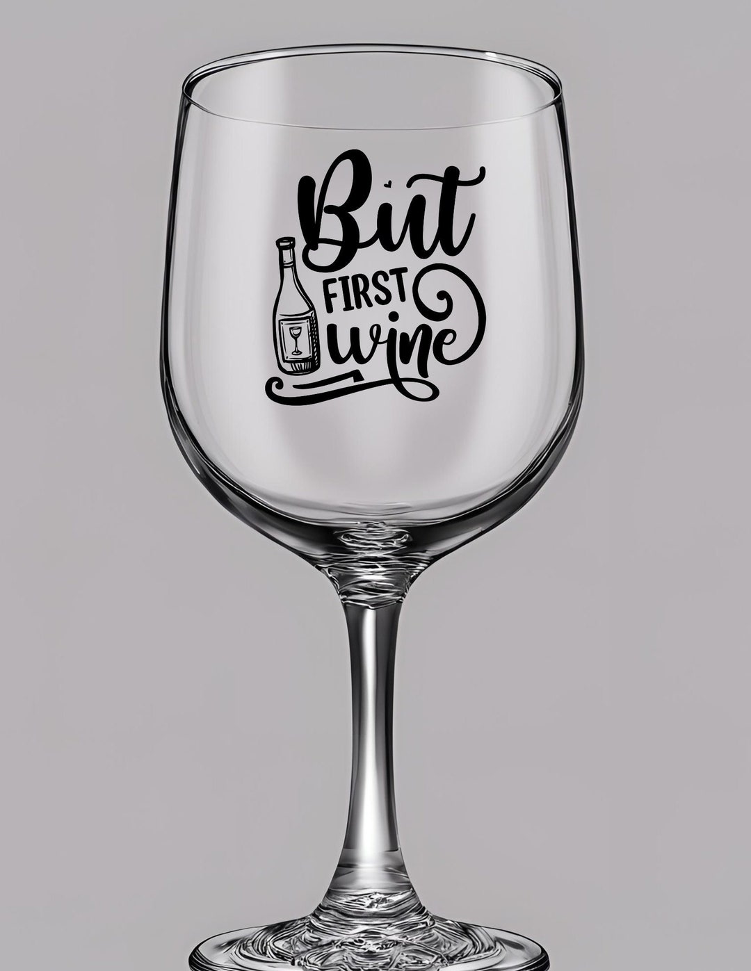 Custom Wine Glass Set - Etsy