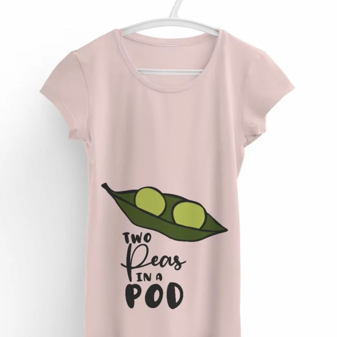 Two Peas in a Pod SVG - Pregnancy SVG- Twins - Etsy UK